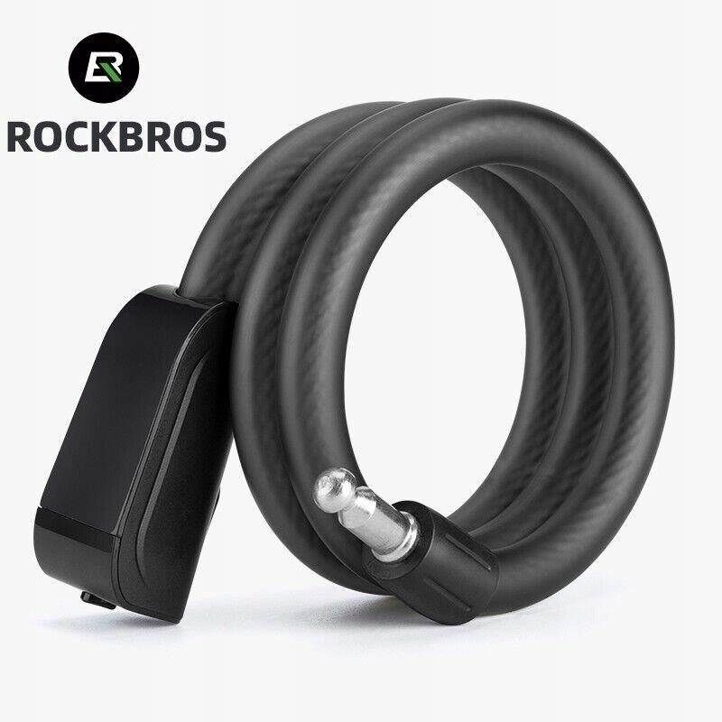 Rockbros κλειδαριά ποδηλάτου 100cm + 2 κλειδιά αλουμινίου : Κλειδαριές ...